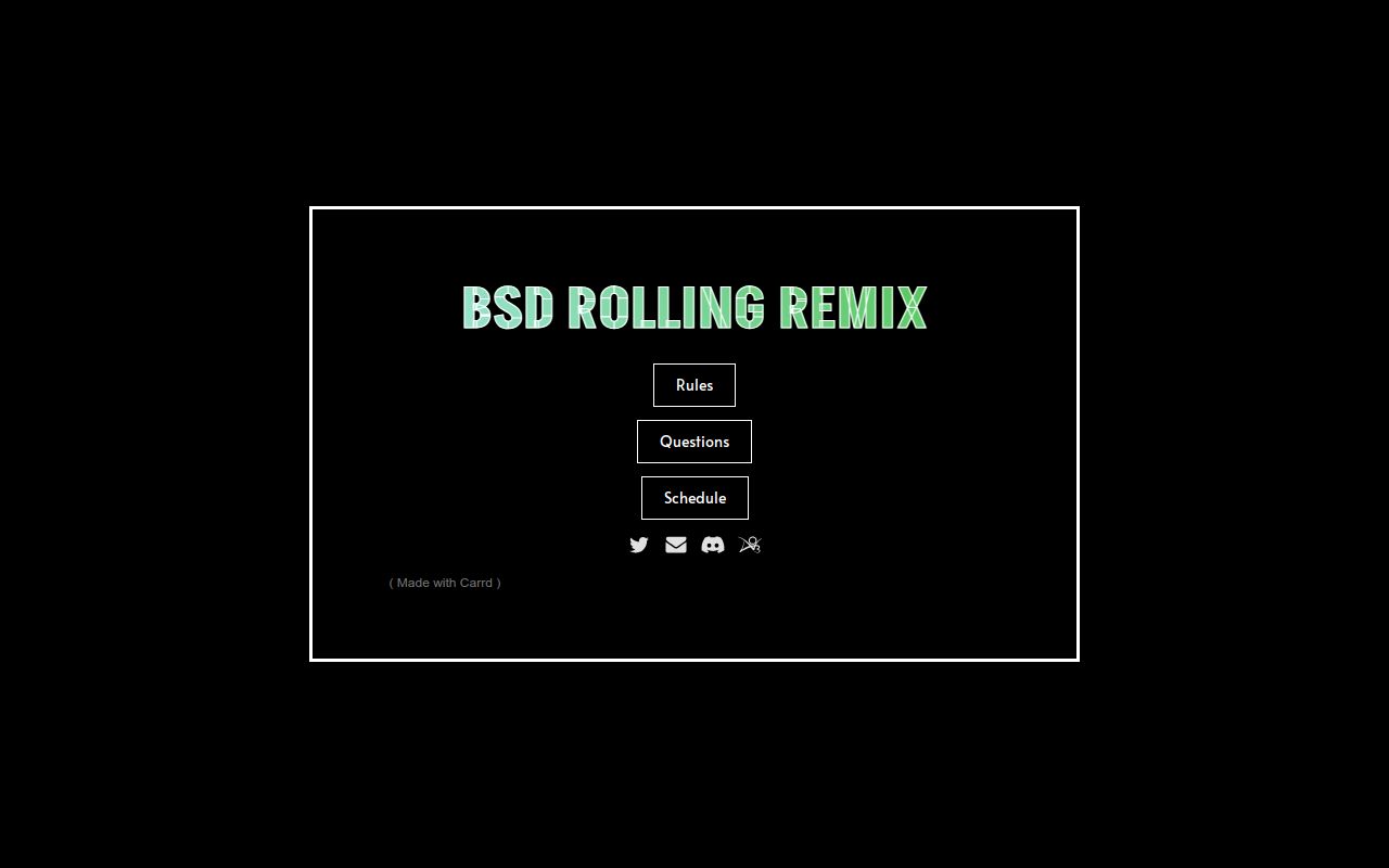 BSD Rolling Remix